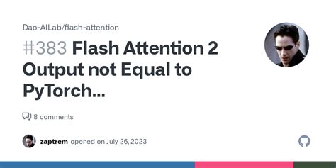 Flash Attention 2 Output Not Equal To Pytorch Scaleddotproduct