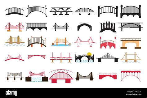 Bridge Vector And Illustration Collection Stock Vector Image And Art Alamy