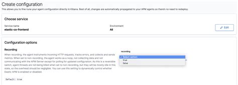 Apm Bug Rum Agent Configuration Accepts Recording Param But Its Not Supported By The Agent
