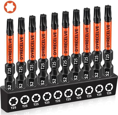 Geinxurn 40pieces 1 In T20 Impact Tough Magnetic Screwdriver Bit Set
