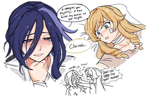 Clorinde And Navia Genshin Impact Drawn By Dashingicecream Danbooru