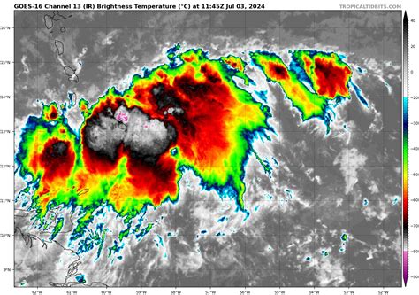 Jamaica Takes A Hit Today From What Has Been A Resilient Beryl As Its