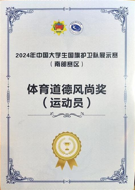 学校国旗护卫队在2024年中国大学生国旗护卫队展示赛喜获佳绩 昆明理工大学