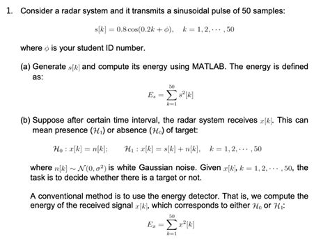 Solved Use Matlab To Do It My Student Id Number Is Chegg
