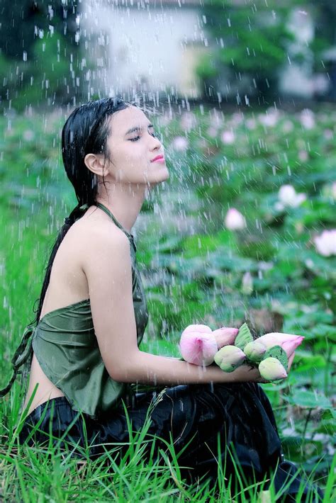 Bộ ảnh Hotgirl Sexy Khỏa Thân Bên đầm Sen Part1 Ảnh đẹp Gái Xinh Xem
