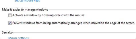 Two Ways To Disable The Windows Snap Feature