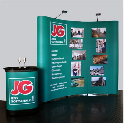 ccl popup system popup display der komplette messestand