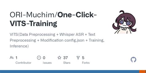 Github Ori Muchimone Click Vits Training Vitsdata Preprocessing