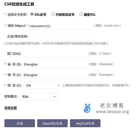 免费申请AlphaSSL泛域名SSL证书 附图文申请教程 老左笔记