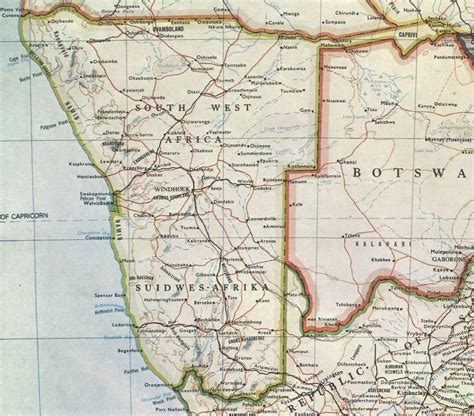 Map Of South West Africa The African Front Overthrow Of German