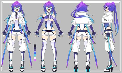 Character Design A Three View Drawing By Moyoko Moyoko0000 Vgen