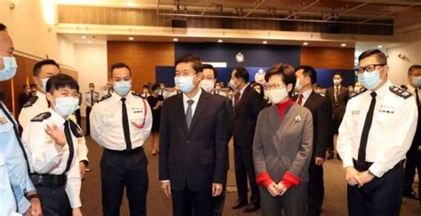 香港中联办主任骆惠宁新春慰问香港警队腾讯新闻