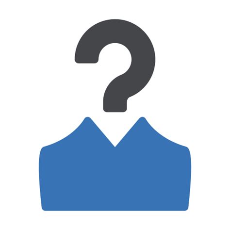 Unknown Person Generic Blue Icon