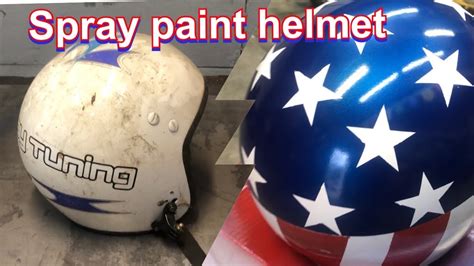 How To Spray Paint A Helmet Cheap And Easy YouTube