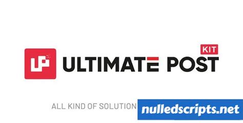 Nulled Scripts Ultimate Post Kit Pro For Elementor V3107