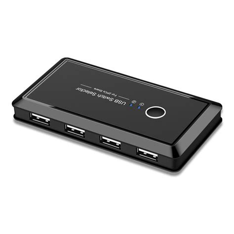 2x4 Usb20 프린터 공유 스위치 선택기 장치 분배기 두 대의 컴퓨터 공유 키보드 마우스 프린터 용 4 포트 스위치