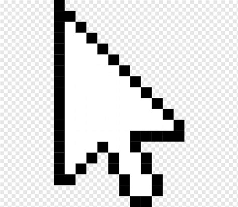 검은 픽셀 화살표 그림 컴퓨터 마우스 포인터 커서 마우스 클릭 S 각도 화이트 본문 Png Pngwing