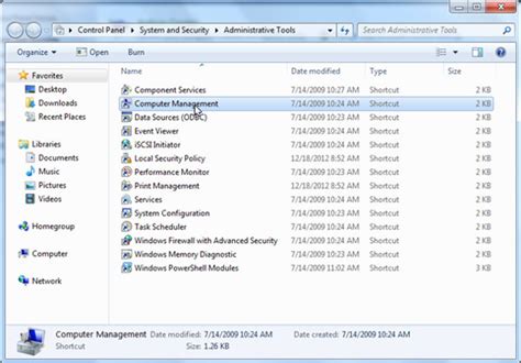 Disk Management Access In Windows 7 And Windows 8