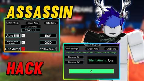 Op Roblox Assassin Gui Script Hack Silent Aim Kill All God And More