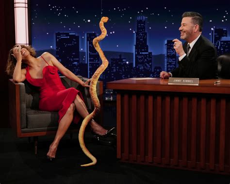 Celebrity Style Halle Berry Red Dress On Jimmy Kimmel Talking With Tami