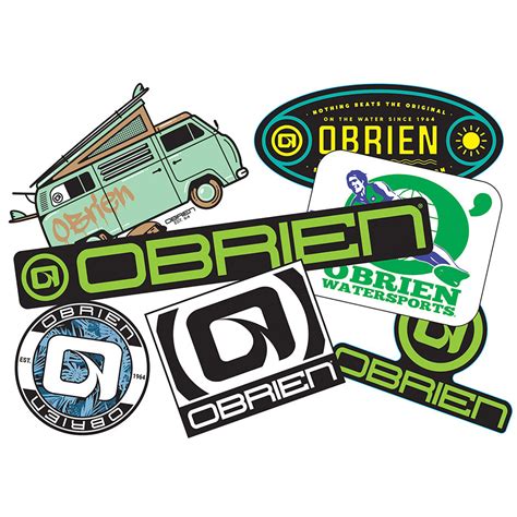 Obrien Assorted Sticker Pack Obrien Watersports