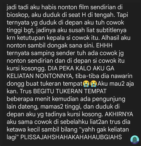 Tanyarl ㅡ Dilarang on Twitter SENDER MAU CERITA HAKSGAJSG https