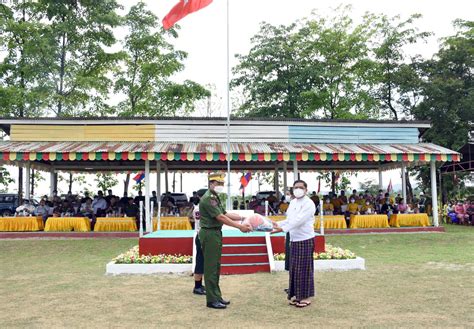 ကချင်ပြည်နယ်ဝန်ကြီးချုပ် မြစ်ကြီးနားတက္ကသိုလ်ဝင်းအတွင်း မိုးရာသီအကြို သစ်ပင်စိုက်ပျိုးပွဲတော