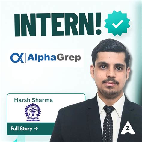 Algozenith On Linkedin Algozenith Internship Success Alphagrep