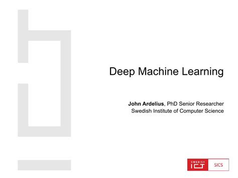 pdf deep machine learning machine learning outline enablers of