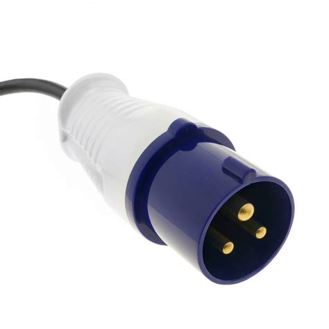 Adaptateur Cee Plug Mâle Vers Schuko Femelle 2pt 16a 230v Ip44 Iec