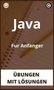 Java Schleifen Übungen mit Lösungen PDF