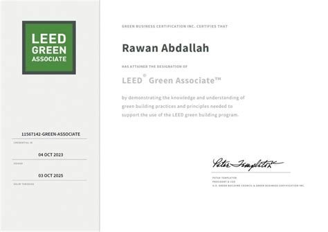 Rwan Abdallah On Linkedin Leedgreenassociate Sustainable Professionaldevelopment Greenbuilding