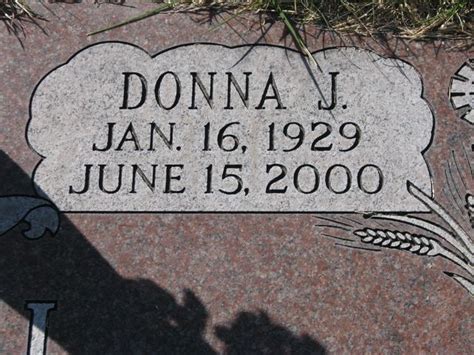 Donna Jane Gilson Staal 1929 2000 Find A Grave Memorial