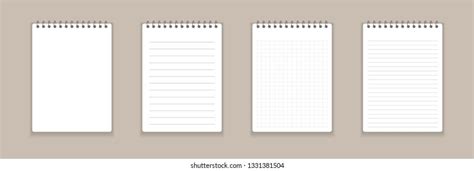 Notebook Memo Notepad Binder Vector Note Stock Vector Royalty Free 1310746712 Shutterstock