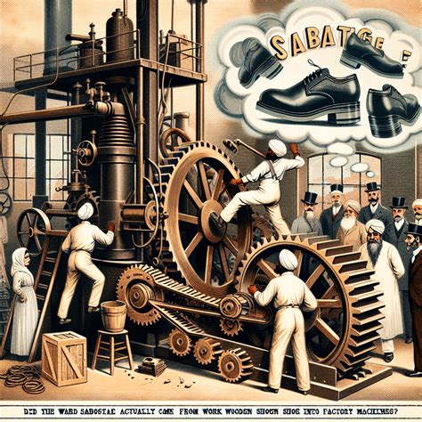Did The Word Sabotage Actually Come From Workers Throwing Wooden Shoes