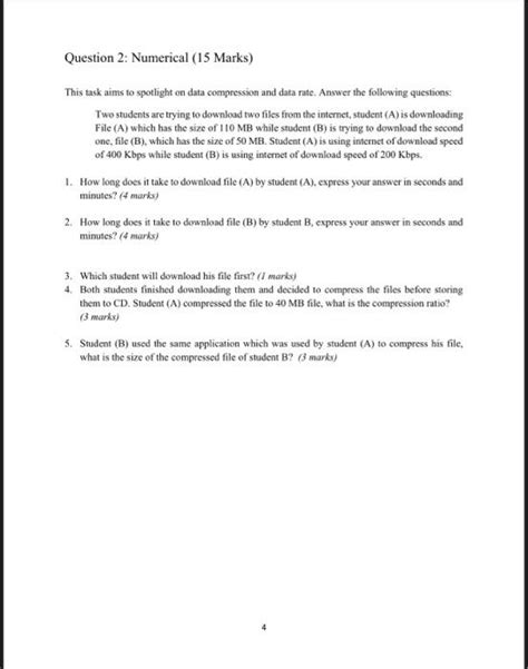 Solved Question 2 Numerical 15 Marks This Task Aims To