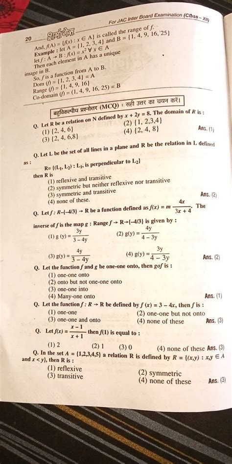 Let F R−{−4 3}→r Be A Function Defined As F X M3x 44x The Filo