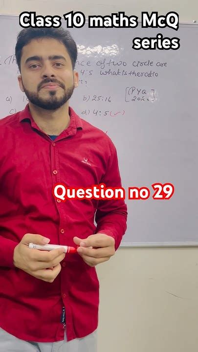 Class 10 Maths Mcq Series Youtubeshorts Boardexam2024 Math Class10maths Mathsclass Class10