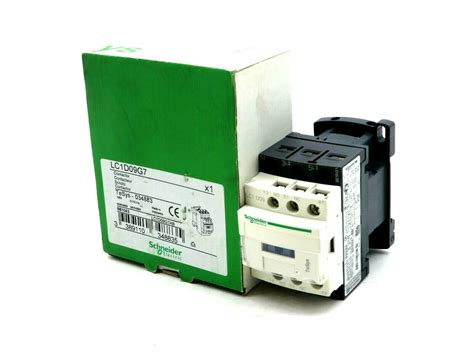 New Schneider Electric Lc1d09g7 Contactor 120v 50 60hz Sb Industrial