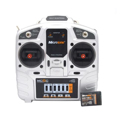 MicroZone C G CH Remote Controller Mode RB Receiver Radio System For SU RC Airplane