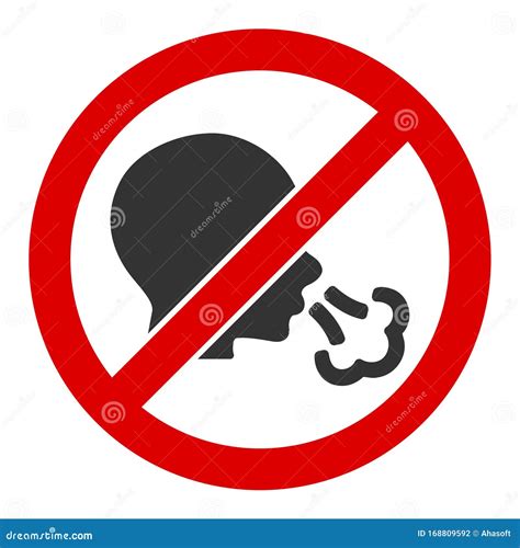 Icono De Raster Plano Sin Estornudos Stock de ilustración Ilustración de aislado muestra