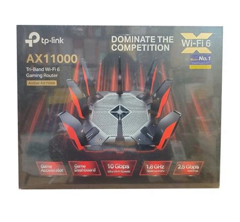 Black TP Link Archer AX11000 Wireless Gaming Router at ₹ 29500/box in ...