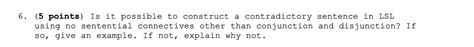 6 5 Points Is It Possible To Construct A Chegg Com