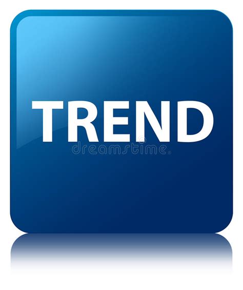 Trend Blue Square Button Stock Illustration Illustration Of Buzz