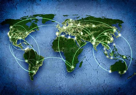 Global Interaction Stock Image Image Of Globe Business 46856775