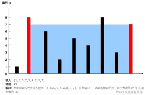 Leetcode刷题随记6 盛最多水的容器python3版 Csdn博客