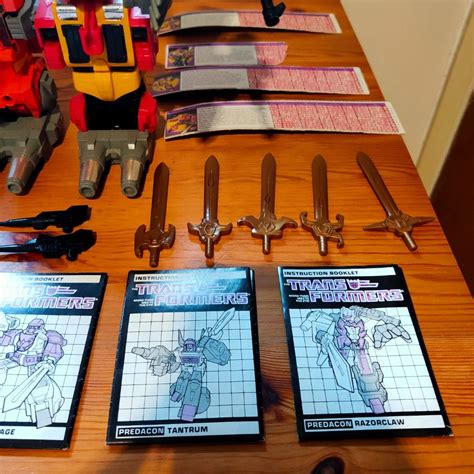 Predaking Predacons Transformers Original G1 Hasbro With Instruction