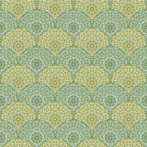 Vector Abstract Vintage Hand Drawn Seamless Pattern Background Surface Rhythm Ornament