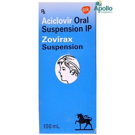 Zovirax Suspension Uses Side Effects Price Apollo Pharmacy