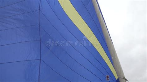 Details Of Spinnaker And Spinnaker Handling On A Modern Sailboat Stock Footage Video Of Winch